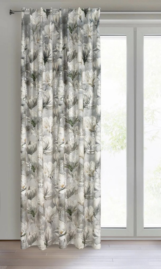 ZATEMŇOVACÍ ZÁVĚS NA PÁSCE SANDY 140X300 CM VZOROVANÁ