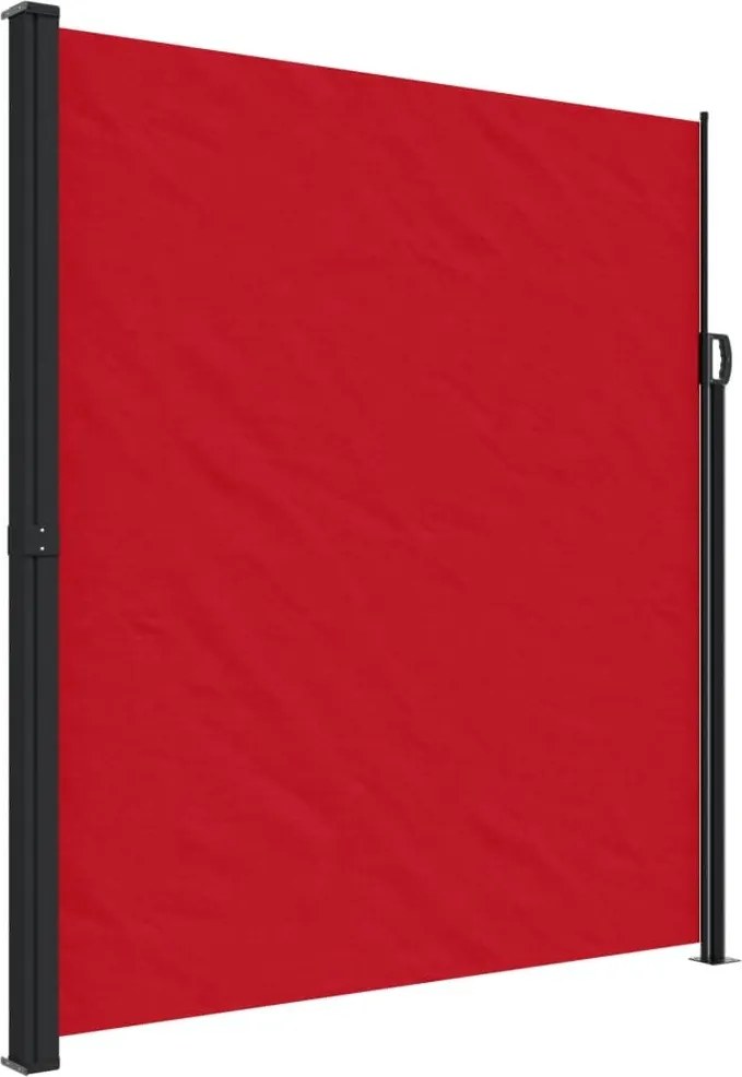 vidaXL Zatahovací boční markýza 220 x 500 cm [4004477] Barva: Černá