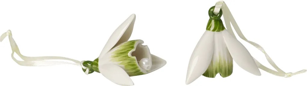 Villeroy & Boch Mini Flower Bells sada 2 ks porcelánových zvonečků, sněženky 14-5487-5423