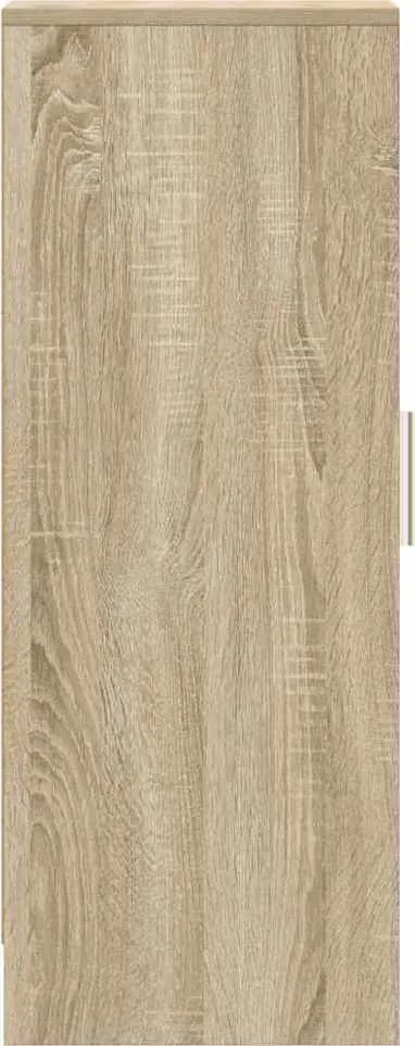 vidaXL Botník 32 x 35 x 92 cm dřevotříska [808975] Barva: kouřový dub