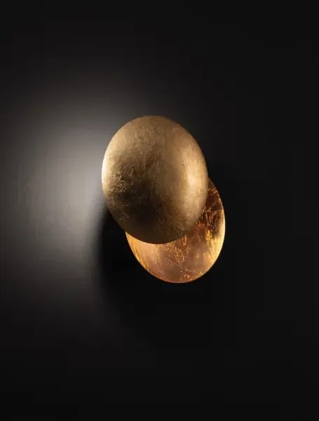 Designové nástěnné svítidlo Solei zlatá