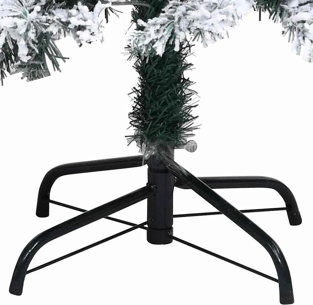 Umělý vánoční stromeček zasněžený zelený 180 cm PVC 320964