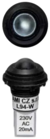 Kontrolka bílá RAMI L94-W-230VAC