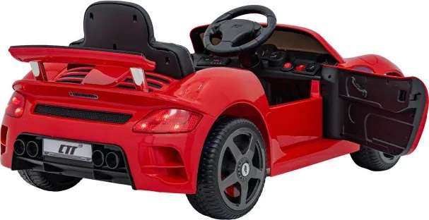 Elektrické autíčko RUF CTR3 červené