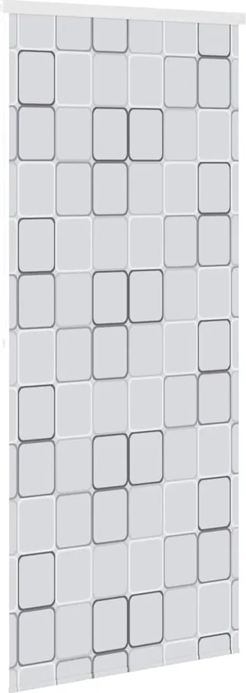 Sprchová roleta 120 x 240 cm čtvercový vzor 142849