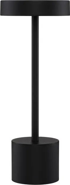 NV 9002864 Venkovní stolní lampa FUMO černý hliník a akryl LED 2W 3000K 3000K 220-240V 163st. IP54 vypínač na těle / USB kabel - NOVA LUCE