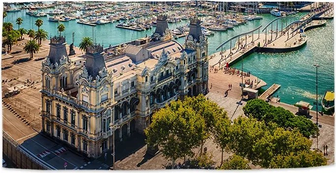 Sablio Ručník Barcelona Přístav - 70x140 cm