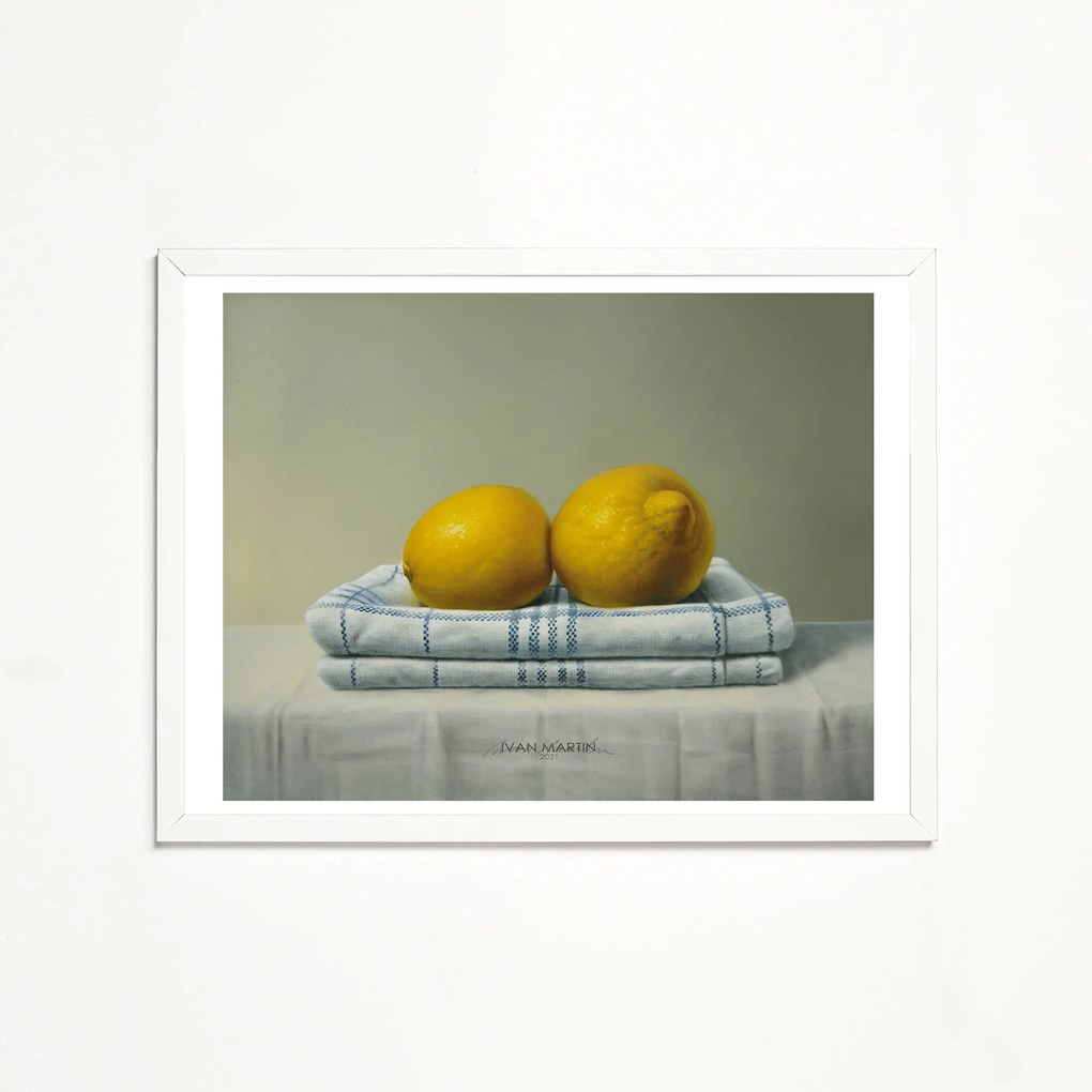 Ivan Martin | Citrony Rám: Černý, Velikost: 40 x 60 cm