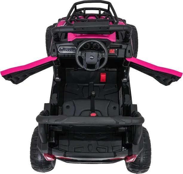 Elektrické terénní autíčko UTV LIFT růžové