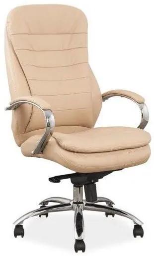 Kancelářská otočná židle Q-154 - béžová
