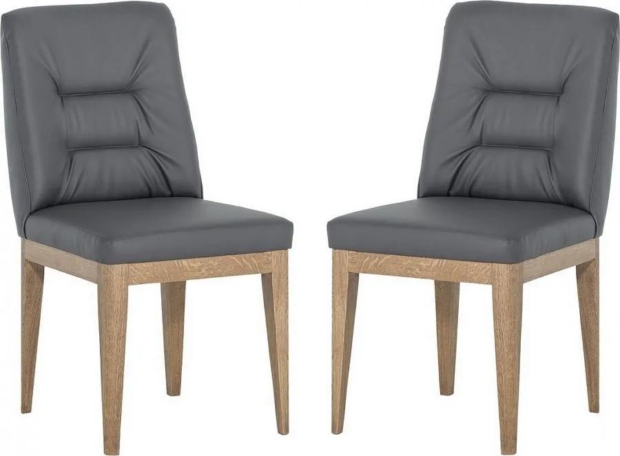 Casarredo - Komfort nábytek Designová jídelní židle FELINO Cayenne výběr barev, (2 ks) | barva: szy-dub-rustikal,potah: cayenne 6