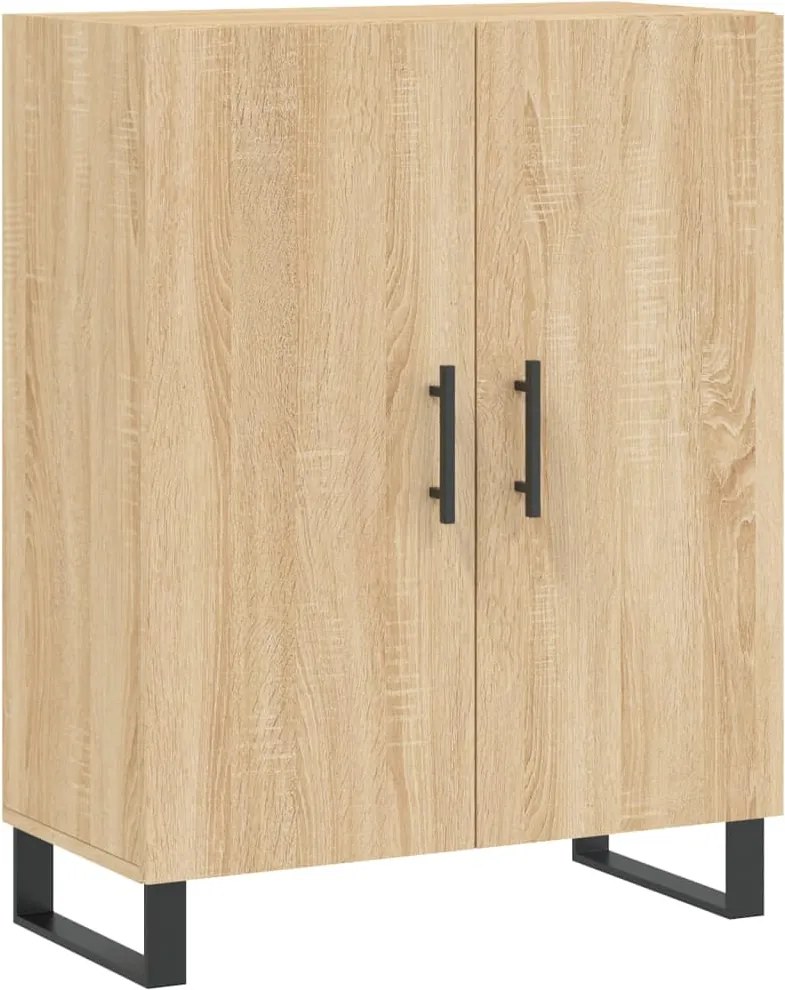 Skříň highboard dub sonoma 69,5 x 34 x 180 cm kompozitní dřevo 3199580