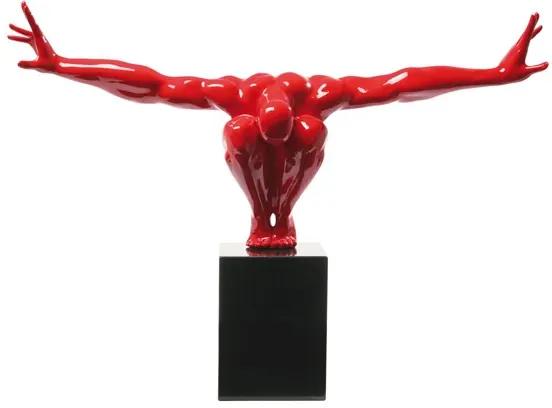 Dekorativní předmět Athlet Red