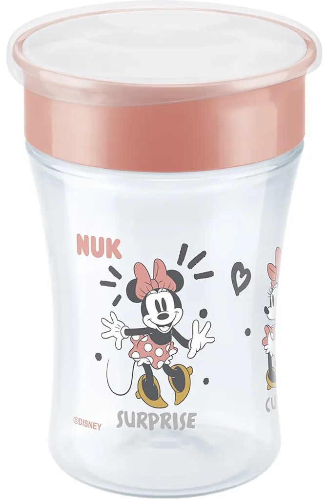 Dětský hrníček Magic NUK Cup Minnie (8+ m.) NUK 360° Barva: Růžová