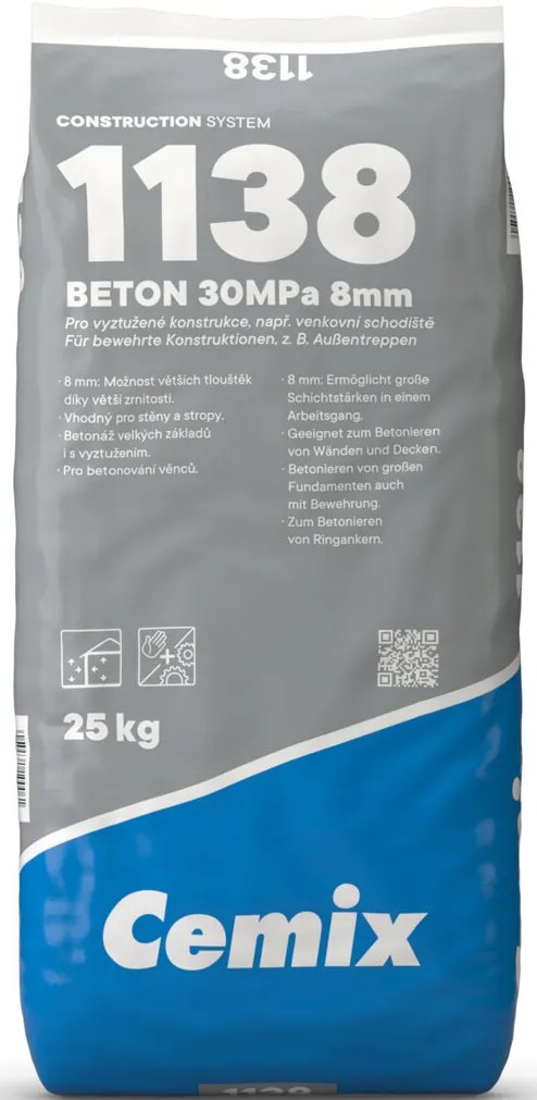 Beton C25/30 Cemix 1138