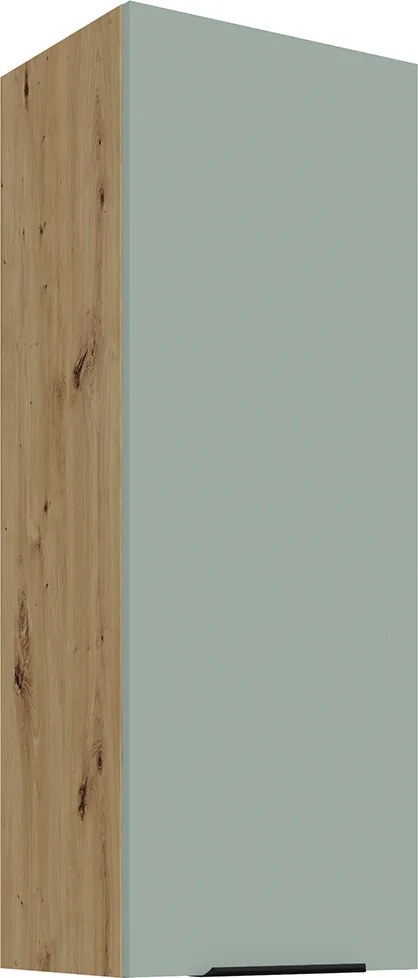 ARIA st | horní skříňka 40 G-108 1F policová | 40 cm | EXTRA VYSOKÁ | ANTI FINGERPRINT povrch | artisan/aquamarine
