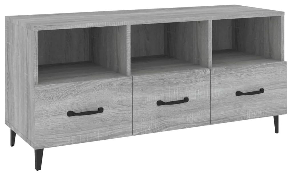 TV skříňka šedá sonoma 102 x 35 x 50 cm kompozitní dřevo - Default Title