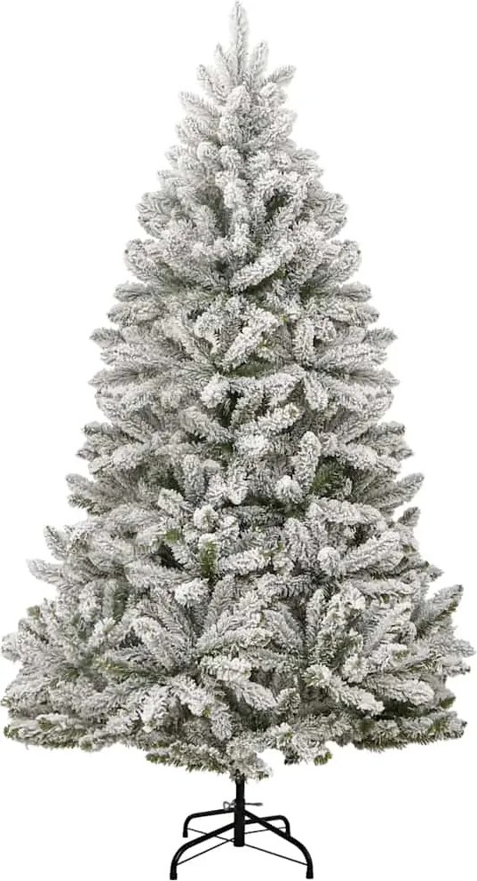 Umělý sklápěcí vánoční stromek s 300 LED a koulemi 240 cm 3210140