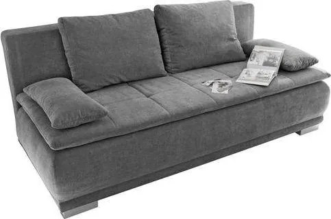 XXXLutz ROZKLÁDACÍ POHOVKA, textil, kompozitní dřevo, tmavě šedá MID.YOU - Rozkládací pohovky - 002220004102