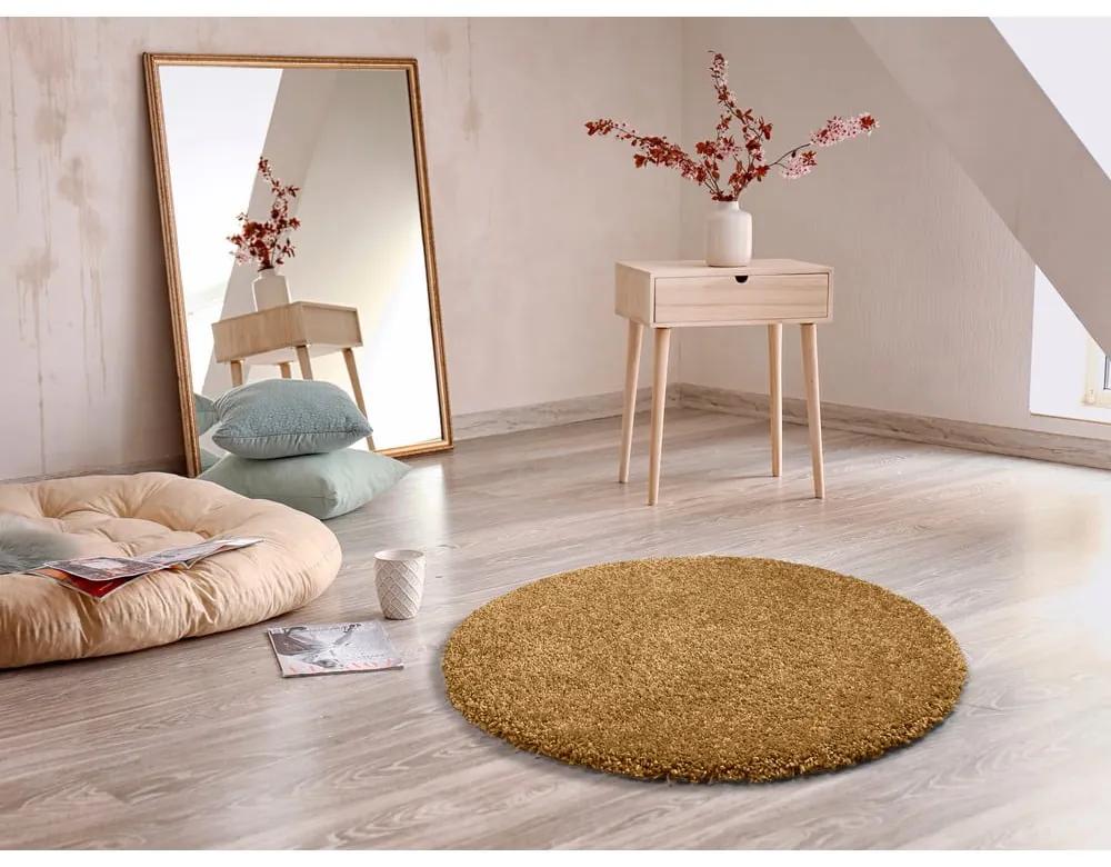 Hnědý koberec Universal Aqua Liso, ø 100 cm