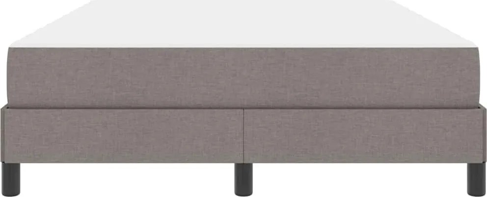 Postel s boxspringem Taupe 140 x 200 cm textil 3398497