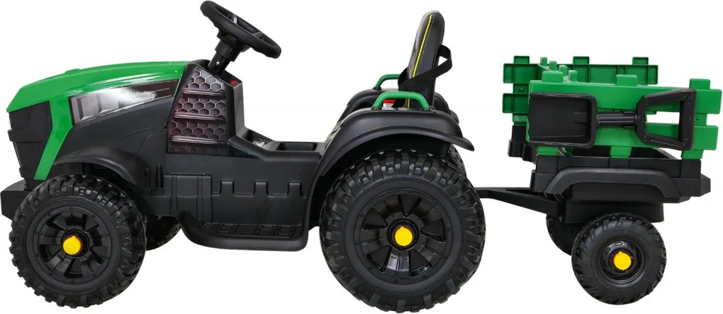 Ramiz Titánový traktor s přívěsem zelený