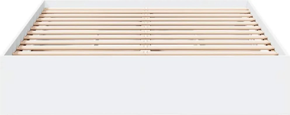 Rám postele se zásuvkami bílý 120 x 200 cm kompozitní dřevo 3280664