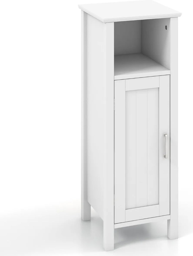Costway Koupelnová skříňka do ložnice kuchyně koupelnová do koupelny bílá