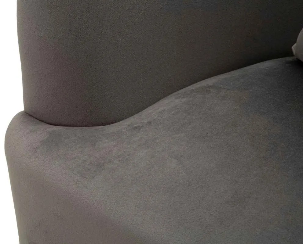 Designové křeslo Caerwyn šedé