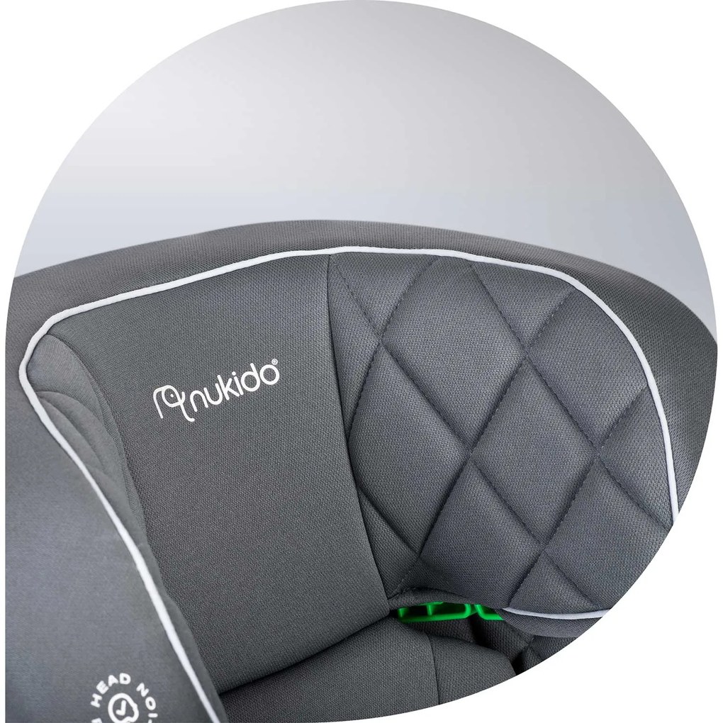 Autosedačka Nukido Louis šedá 15-36 kg ISOFIX