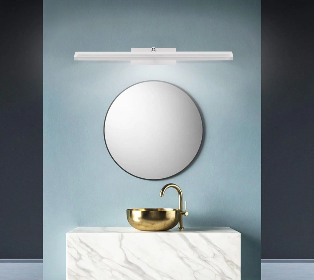 Toolight Toolight, LED koupelnové svítidlo nad zrcadlo 12W 50CM APP374-1W, bílá, OSW-05004