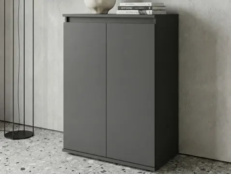 Skříňka 2-dveřová Brest, 60 cm, antracitová