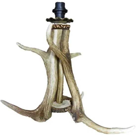 Lampa stolní z jeleního paroží Elaphus - 32*32*1cm
