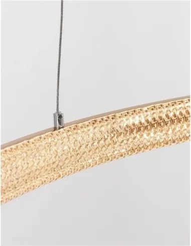 Závěsné LED svítidlo NOVA LUCE PRESTON 35W 3000K 9285601 stmívatelné Triac