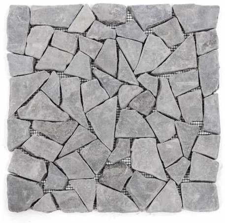 Divero Garth 792 Mramorová mozaika šedá, 1 m2 - 30x30x1 cm