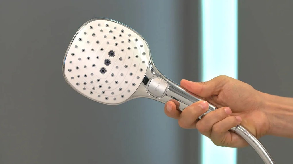 Hansgrohe Raindance Select E, ruční sprcha 120 3jet, bílá/chromová, HAN-26520400