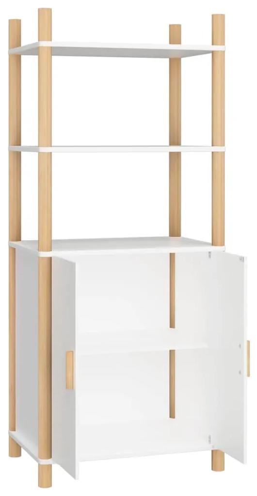 Skříň highboard bílá 60 x 40 x 141 cm kompozitní dřevo,  345693