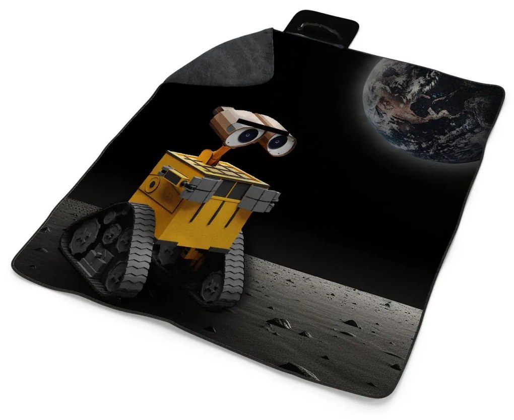 Sablio Plážová deka Wall-E robot Měsíc: 200x140 cm