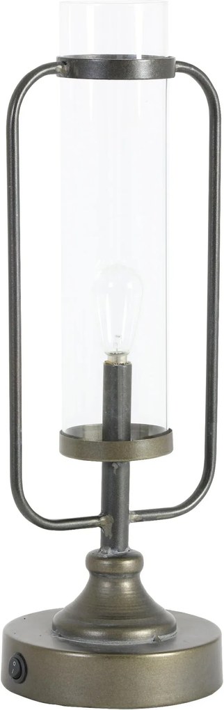 Design2 Lampa stolní LED Raddie černá/hnědá