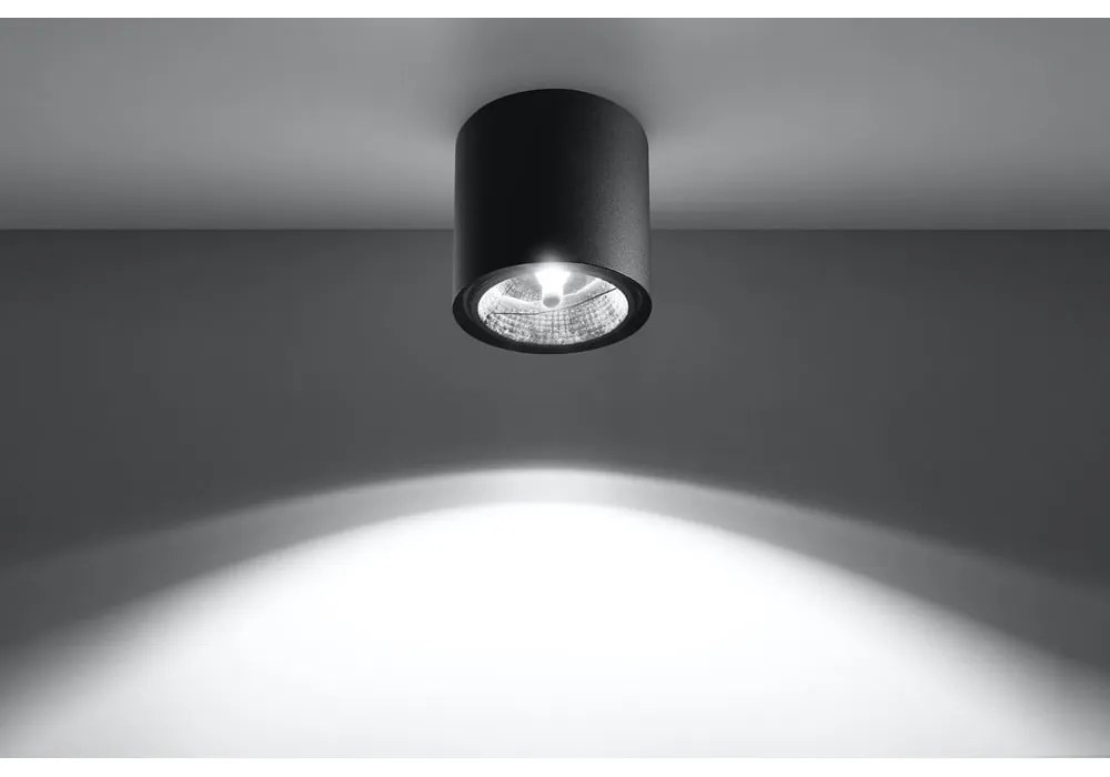 Černé stropní svítidlo Nice Lamps Luigi