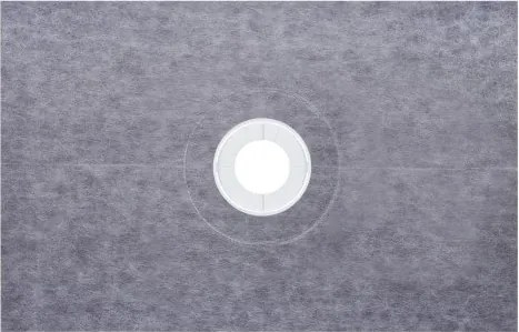 Vodotěsná sprchová souprava Vanička 121,9 × 182,9 cm s centrálním odtokem ABS