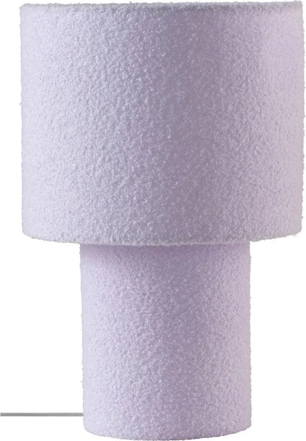 Látková stolní lampa v levandulové barvě (výška 44 cm) Aubra – Jotex