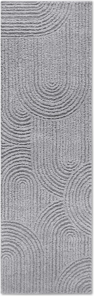ELLE Decoration, Běhoun Gallery 106091 Light Grey z kolekce Elle, 80x240, šedá, ložnice