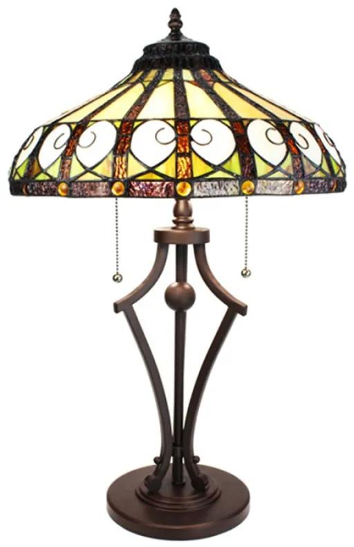 Stolní lampa Tiffany Ellegant – 41x64 cm