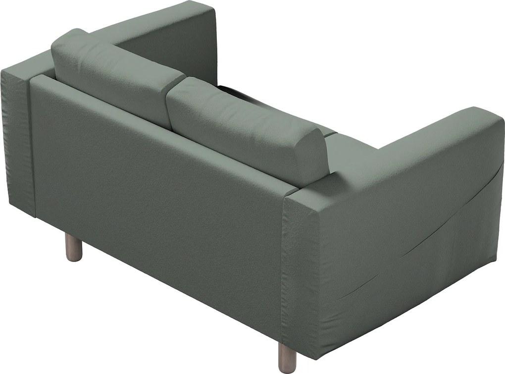 Potah na pohovku IKEA Norsborg 2-místná barva zelená látka pletený vzor