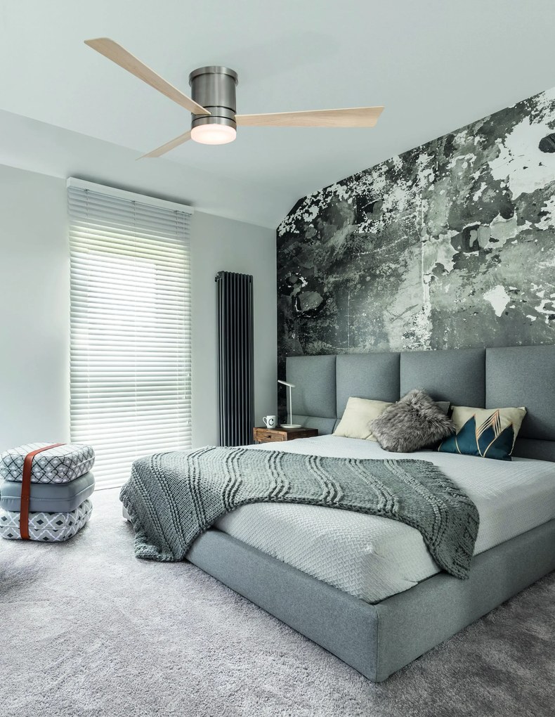Stropní ventilátor Silky 13.2 nikl s dálkovým ovládáním