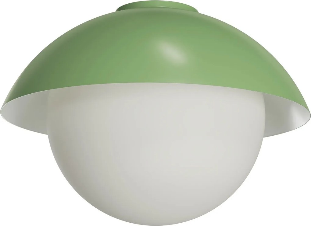 OS LUK60020 LUKIDA 3 stropní/nástěnné skleněné svítidlo zelená / bílá IP65 3000 K 27W LED - OSMONT