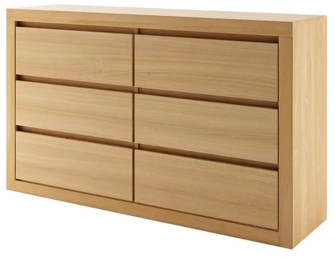 Casarredo DK-412 komoda se 6 zásuvkami, moření lausane