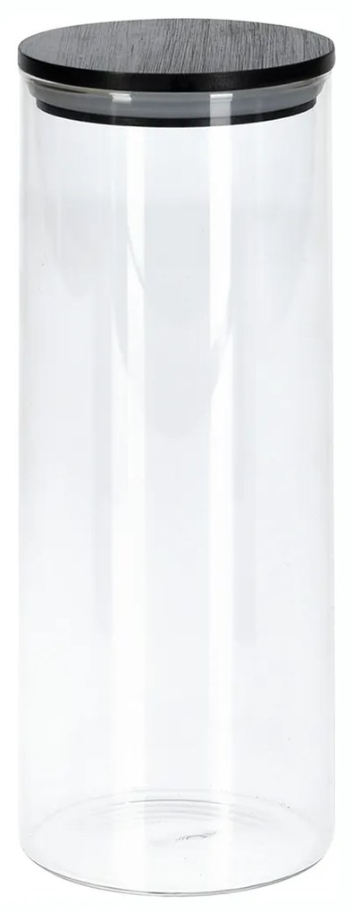 Dóza sklo/bambus 1,05 l kulatá