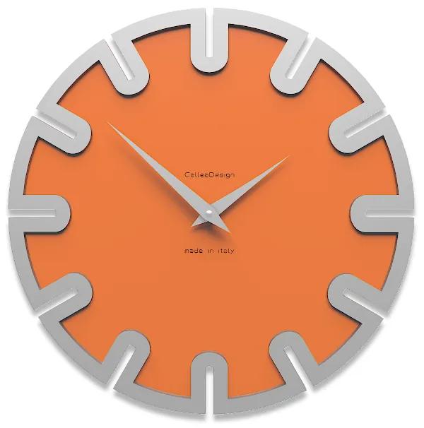 Designové hodiny 10-017 CalleaDesign Roland 35cm (více barevných variant) Barva caffe latte-14 - RAL1019